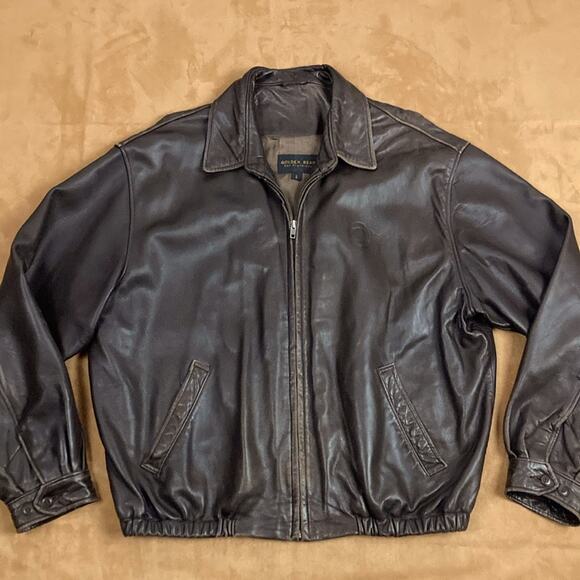 Golden Bear | Jackets & Coats | Vintage Golden Bear Soft Lambskin ...